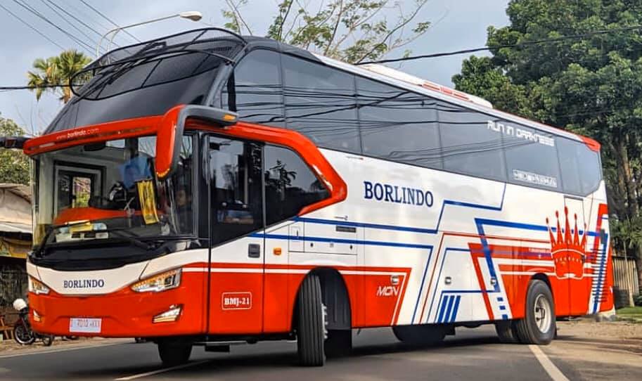 Bus Terbaru Borlindo Avante H9 Mercedes benz OH 1526 Air Suspension Tentrem