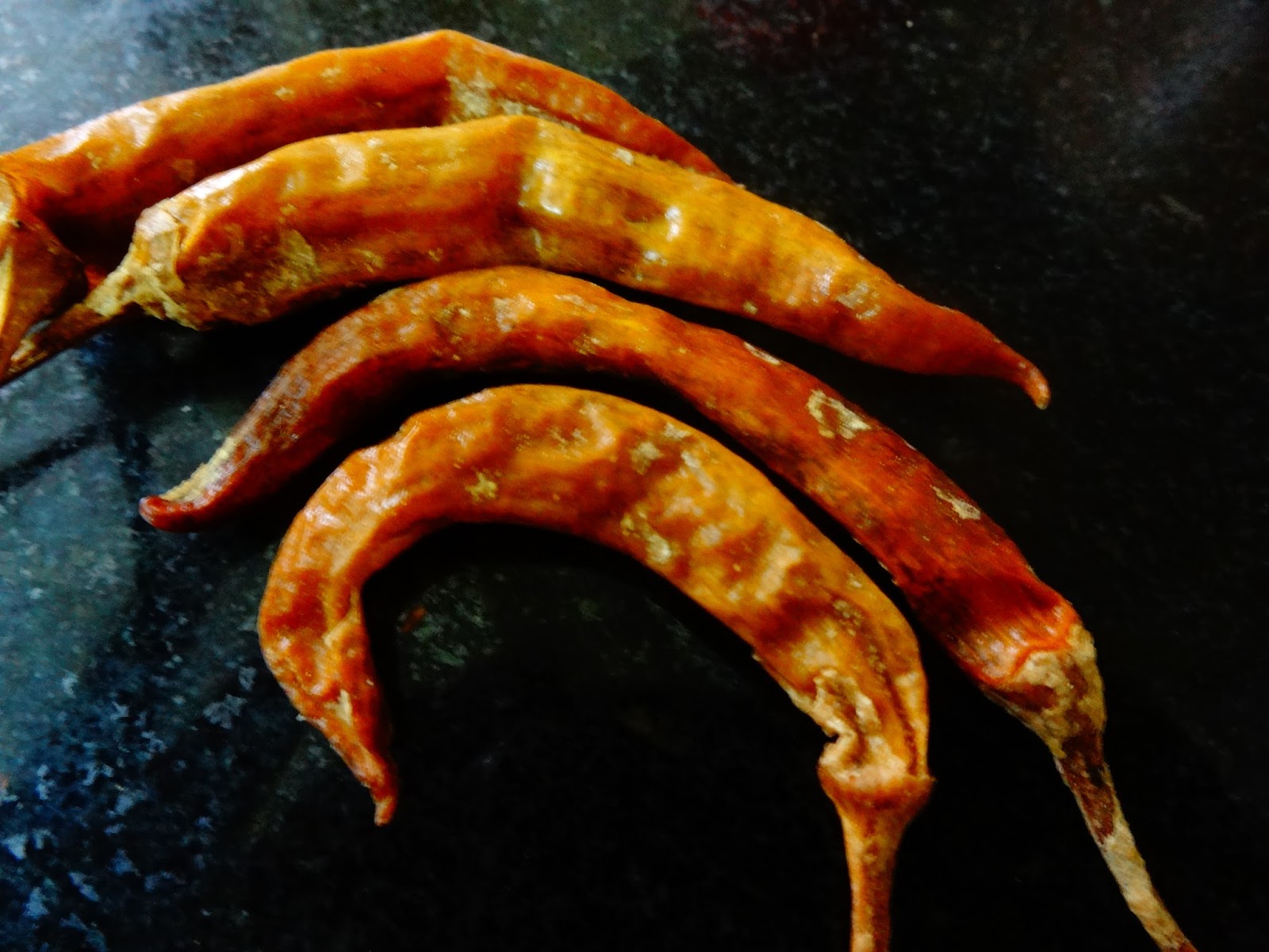 Abhi Kitchen: Dried curd chillies/ Sukhi dahi Mirchi