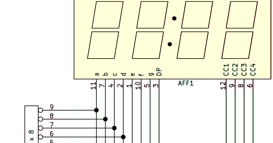 Jam digital seven (7) segment 4 digit IC at89c2051, download file HEX ...