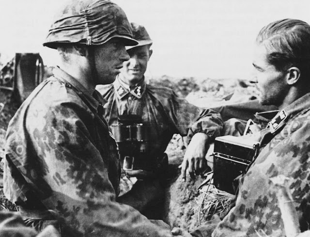 Men of Wehrmacht: Joachim Peiper Decorates a Soldier of the SS ...