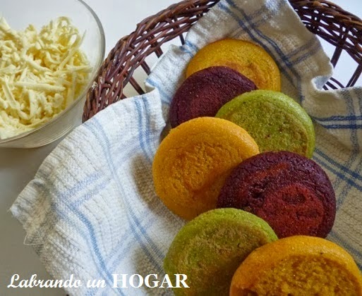 Labrando un HOGAR: ¡Arepas de colores! nutritivas y divertidas