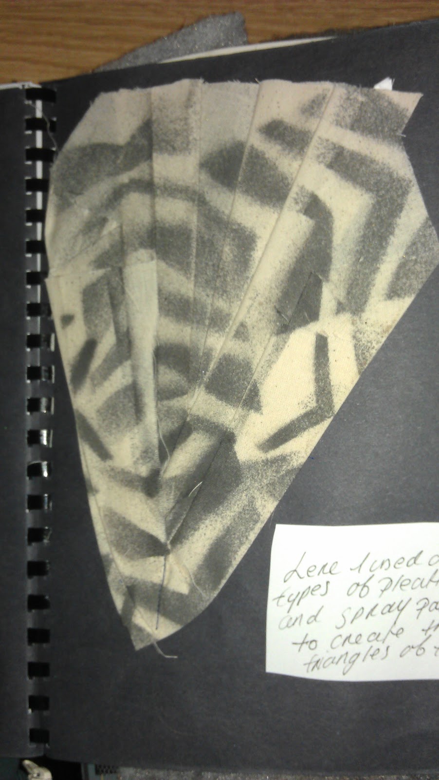 Emma Cusack 2nd Year Fashion L.S.A.D: Swatches From Sketchbook