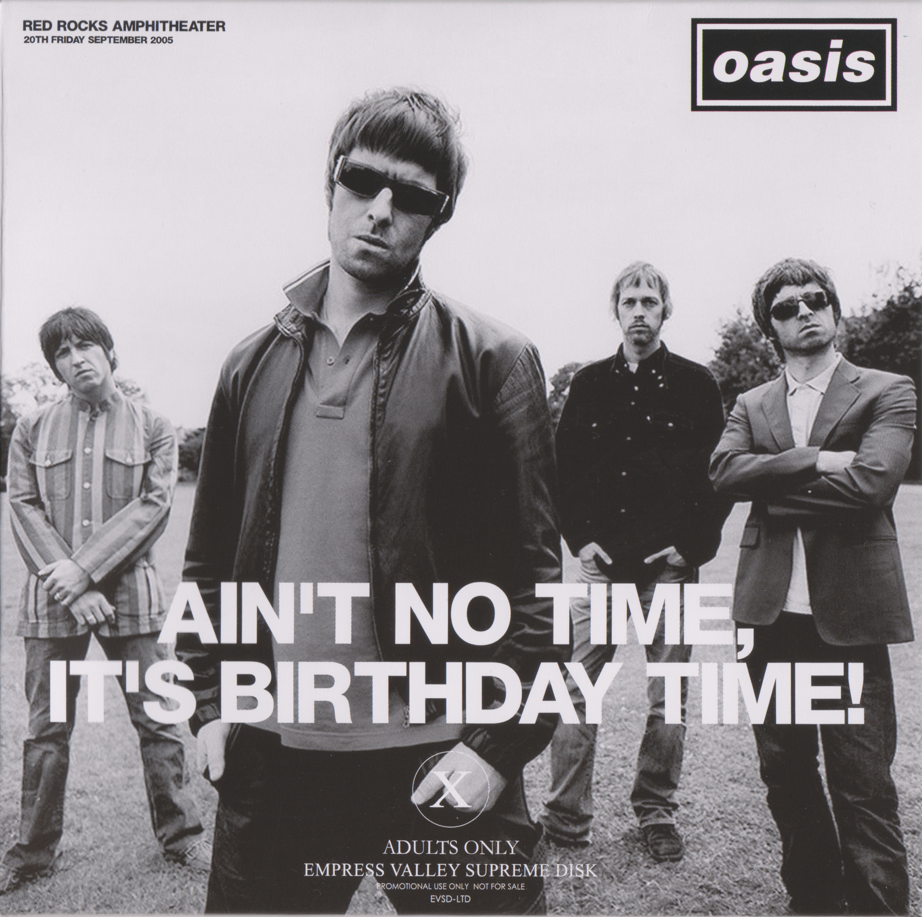 Oasis Bootlegs From Fuckuoka: It's No Time, It's Birthday Time! (EVSD ...