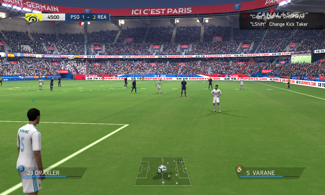 FIFA 18 Parc des Princes updated for FIFA 14