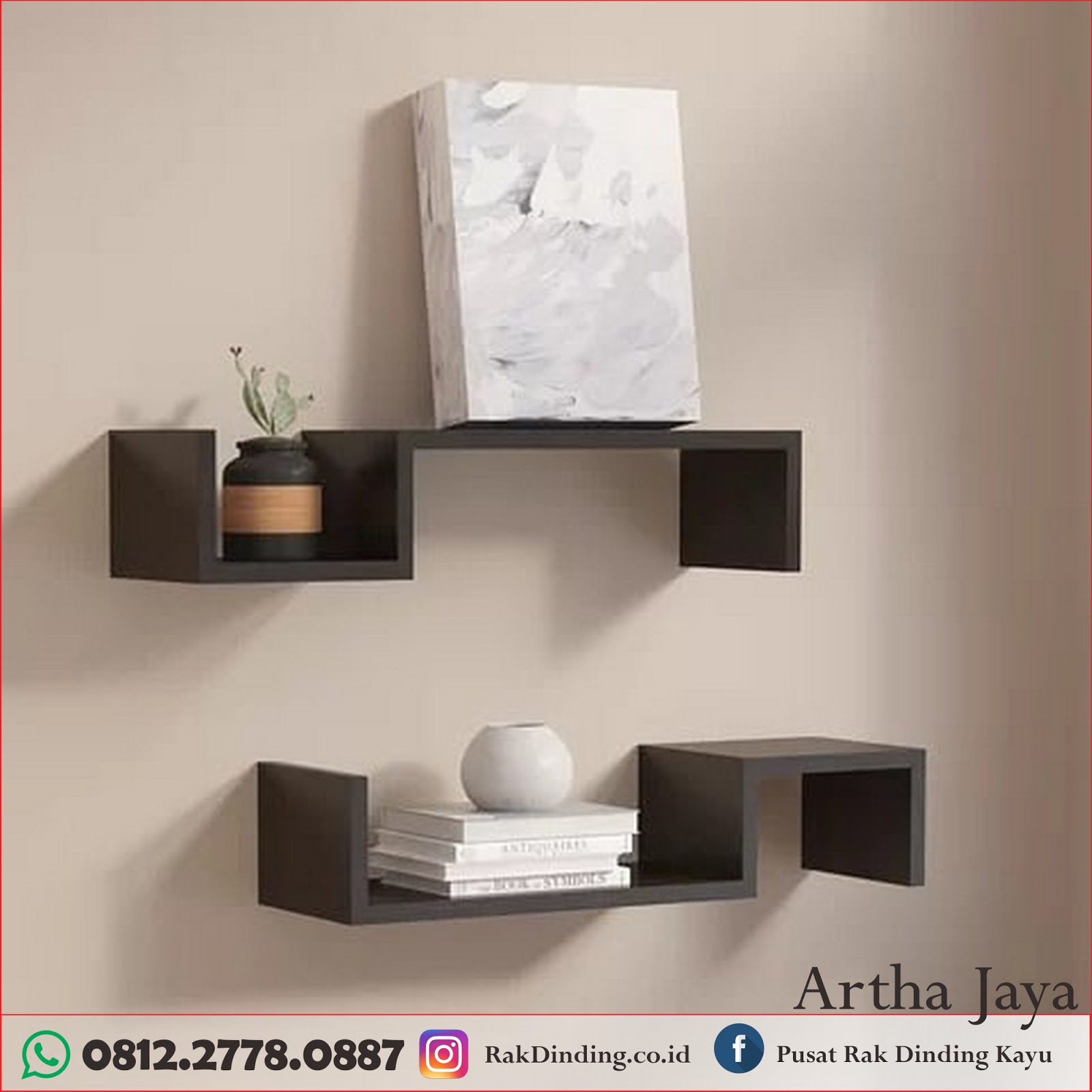 Rak Dinding Ambalan, Rak Dinding Dari Kayu, Rak Dinding Gantung, Rak ...