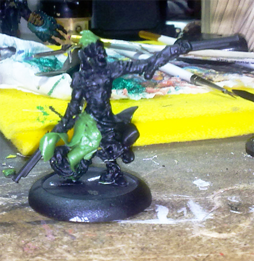 Freakland Scenics: Warmachine a tope III: Pistol Wraith proxys.