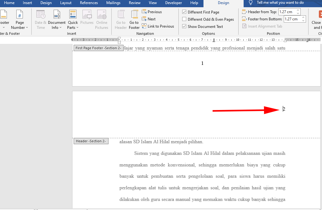 Bang Adam 13: Cara Membuat Nomor Halaman Pada Skripsi/TA dan Makalah ...