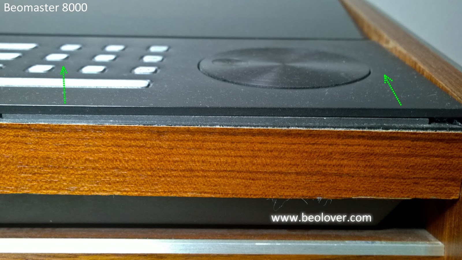 beolover: Beomaster 8000 - How to open into service position