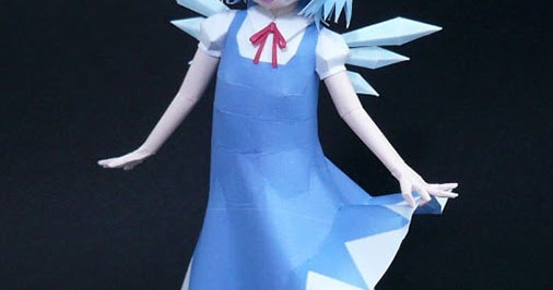 Touhou Project: Cirno Papercraft | Paperized Crafts