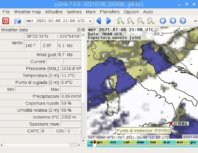 ZyGrib (grib file, weather data visualization) on RaspberryPi 2