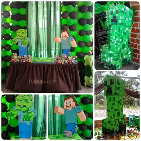 FIESTA MINECRAFT - PARTY MINECRAFT - Creaciones y Algo Mas