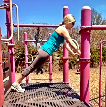 forwardfromtheheart: Playground Workout - Parent and child fitness!