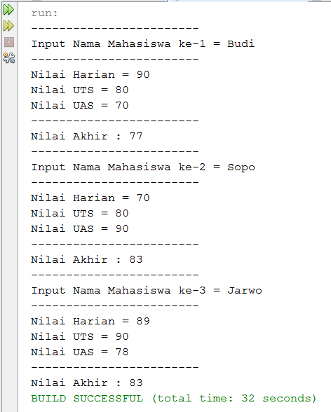 DK INFORMATIKA: Array 1 Dimensi dan Contoh Program Secara Dinamis dan ...