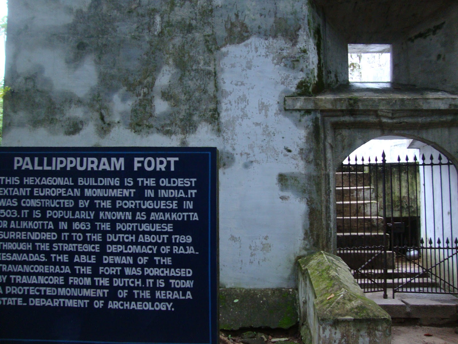 amazing cochin / kochi : Pallipuram Fort