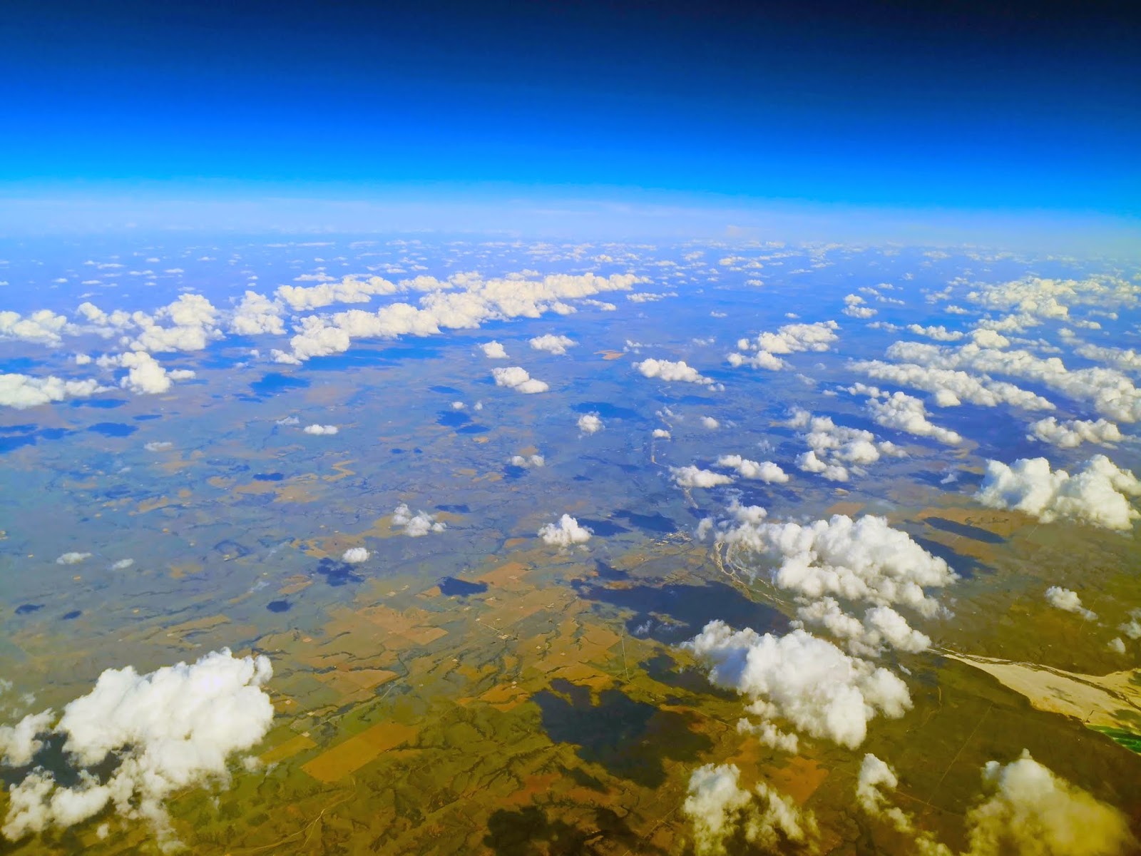 United States Travel 13-Flying over the United States for 8 hours