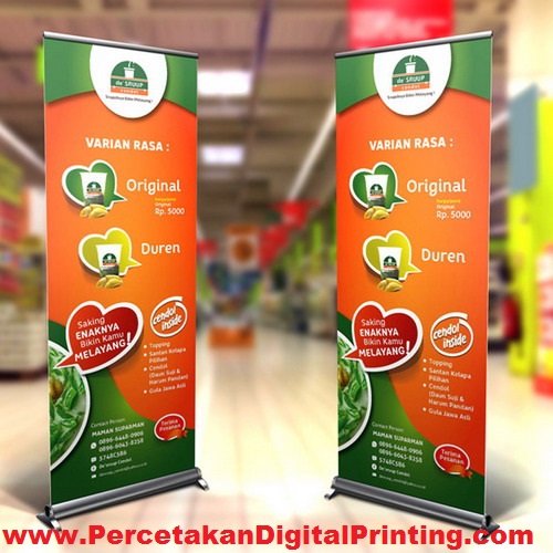Contoh Desain ROLL UP BANNER Dari Percetakan Digital Printing Terdekat ...
