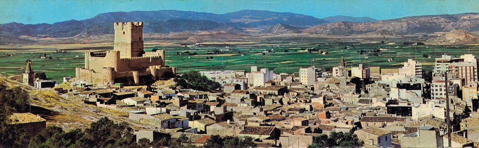 VILLENA CUÉNTAME: 1970 PANORÁMICA DE LA CIUDAD DE VILLENA