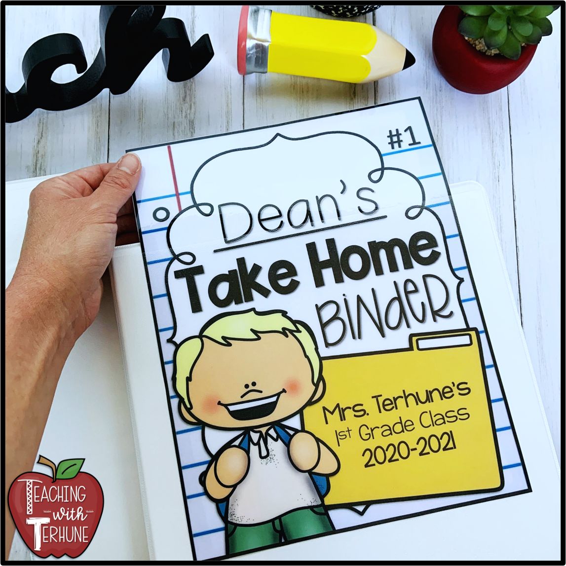 Teaching With Terhune: DAILY TAKE HOME BINDERS