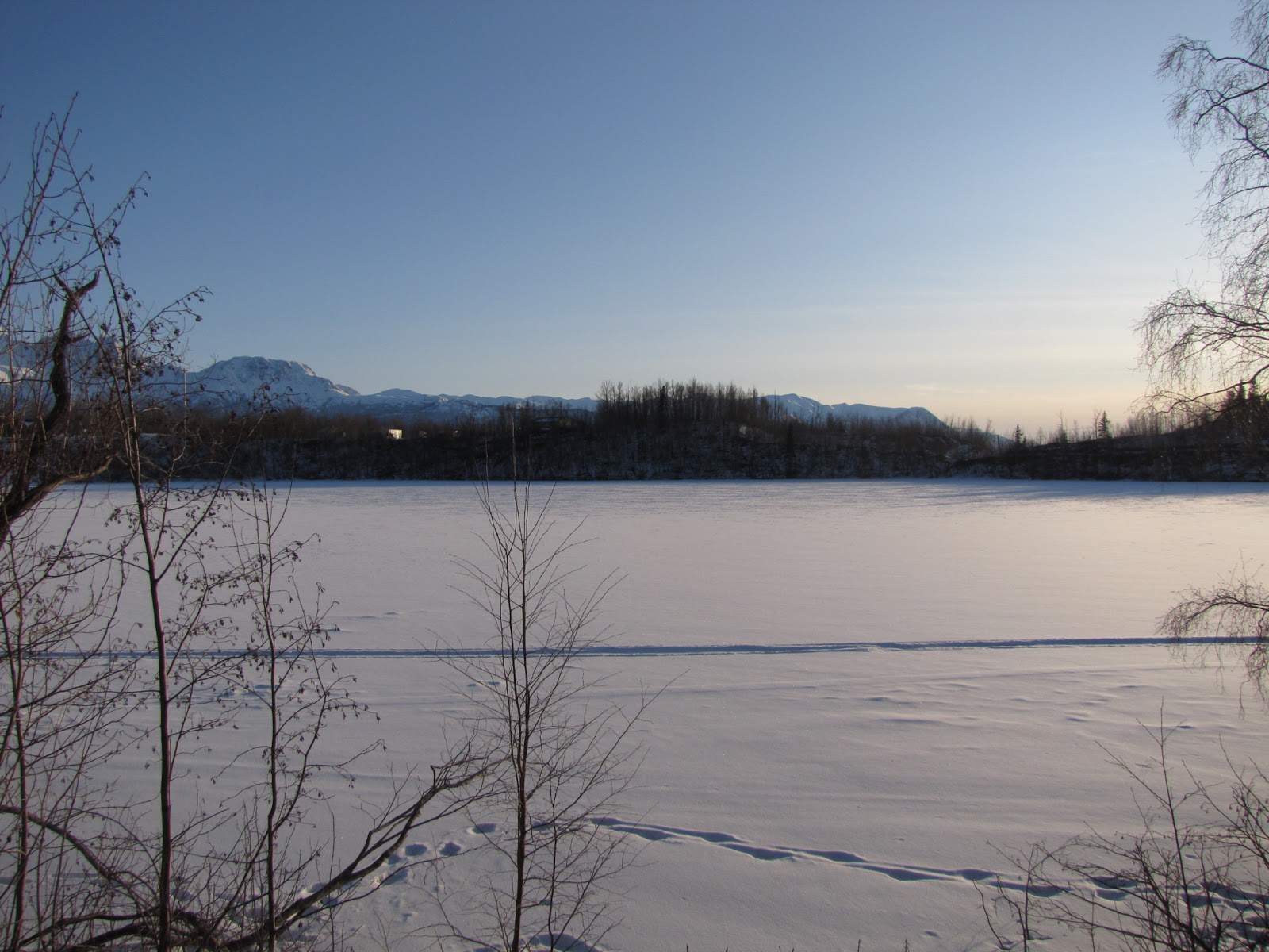 AKStafford: Another Beautiful Winter Day in Alaska at Matanuska Lake