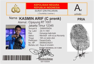 Download Contoh Desain SIM - Asal Tau