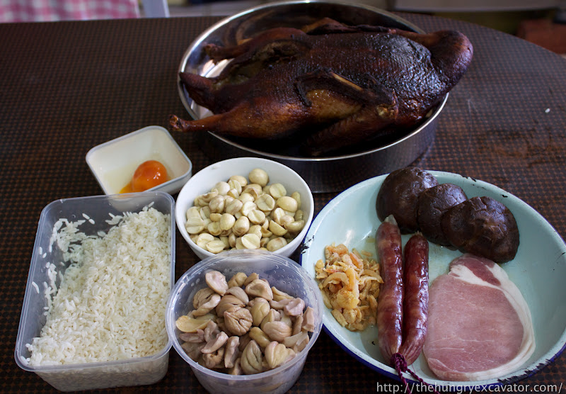 The Hungry Excavator: Chinese 8 Treasure Duck (八宝鸭) Recipe =)