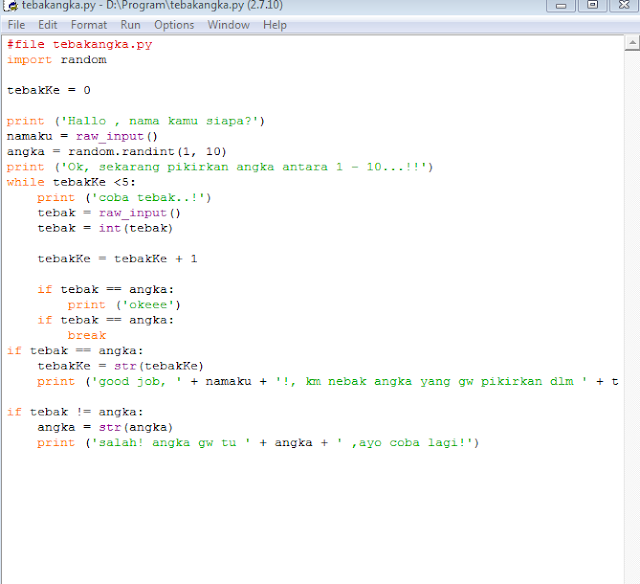 Deden Diki Septiana: Game Tebak Angka Phyton