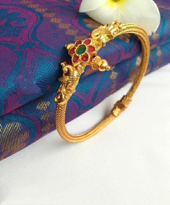 Golden screw bangles