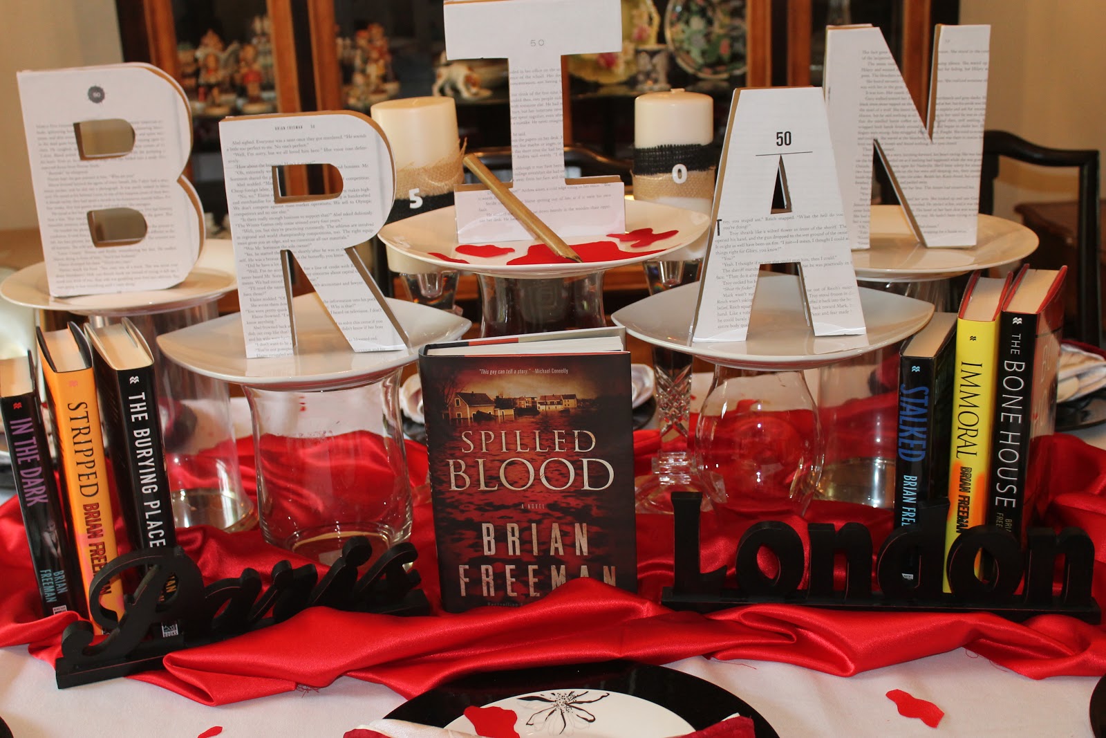 Author / Book Birthday Tablescape ~ The Art of Events