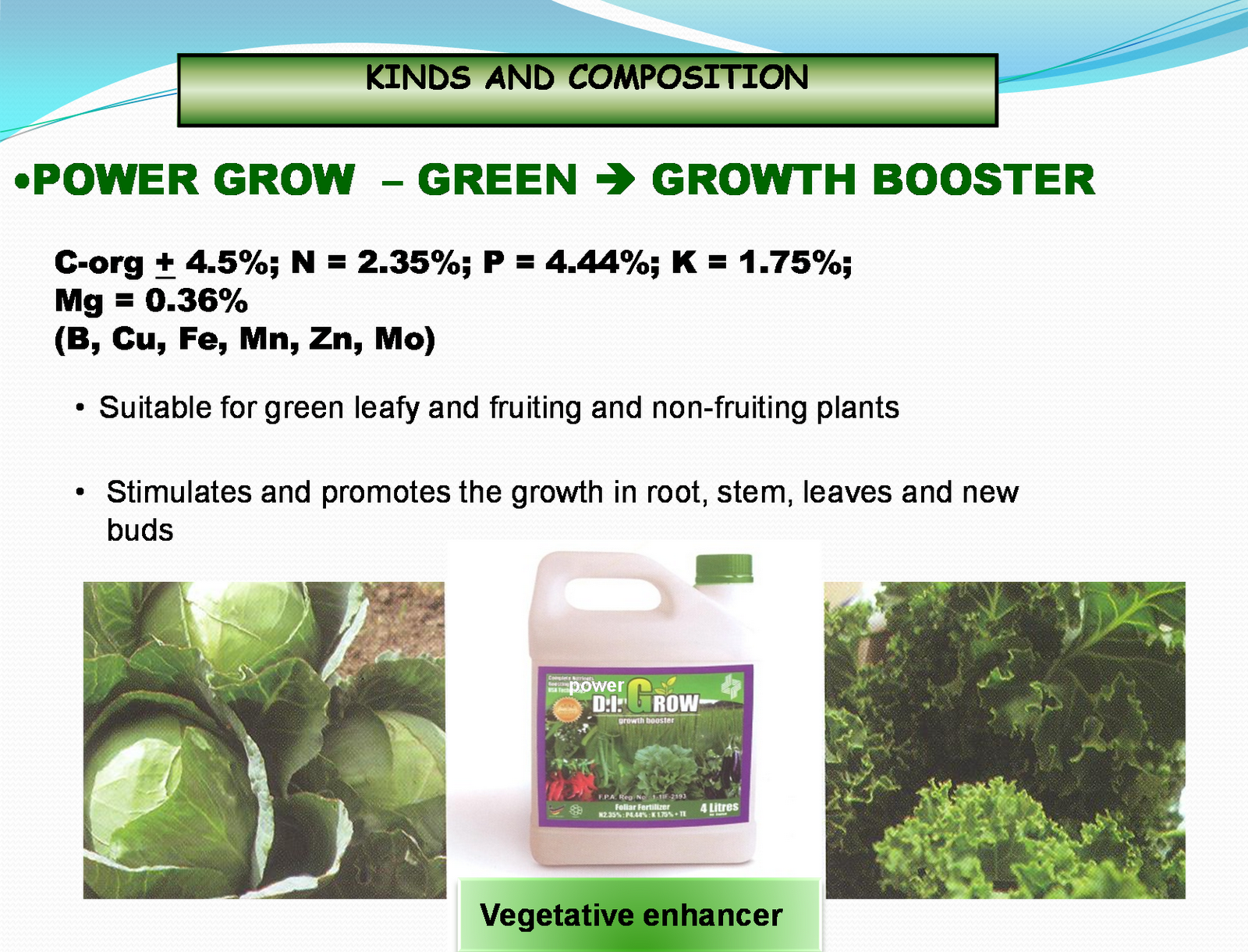 POWER GROW FOLIAR FERTILIZER