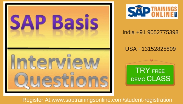 SAP BASIS Online Training SAP BASIS Interview Question Answers sap-basis-online-training-sap-basis-interview-question-answers