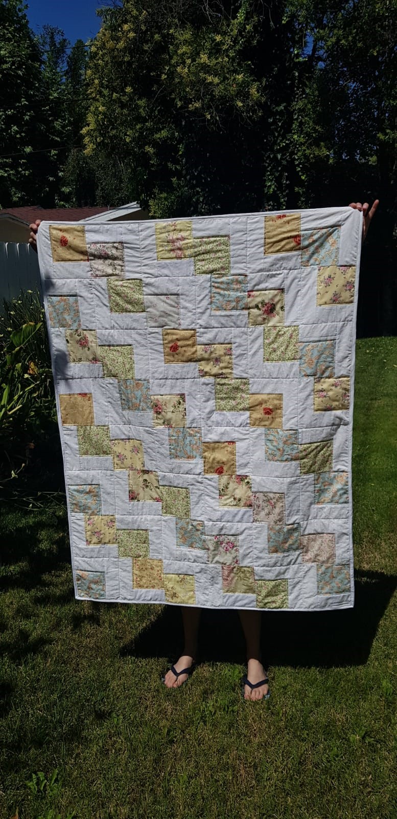 Polka Dots and Butterflies: Falling Charms Quilt Pattern