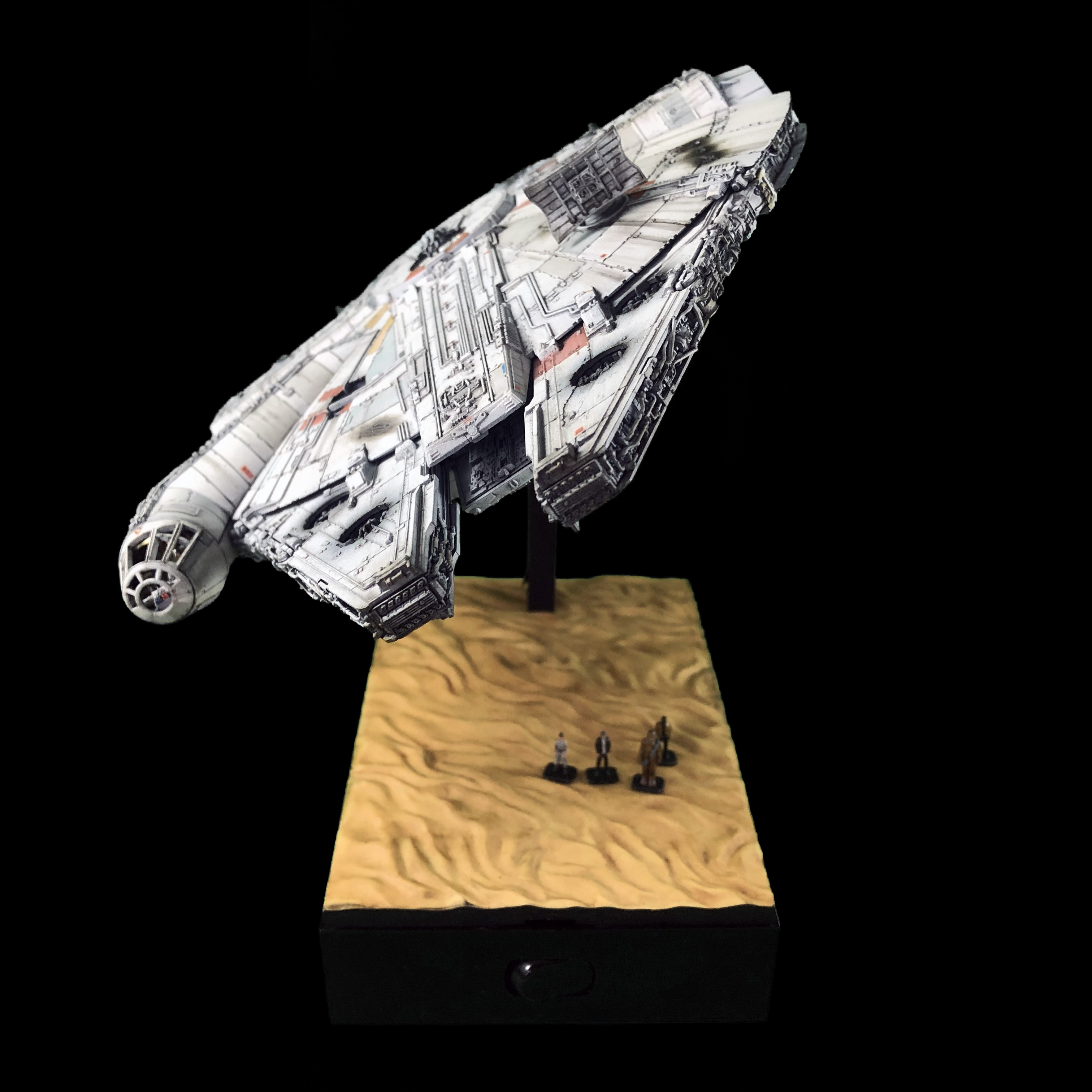 Completed Bandai Millennium Falcon 1/144