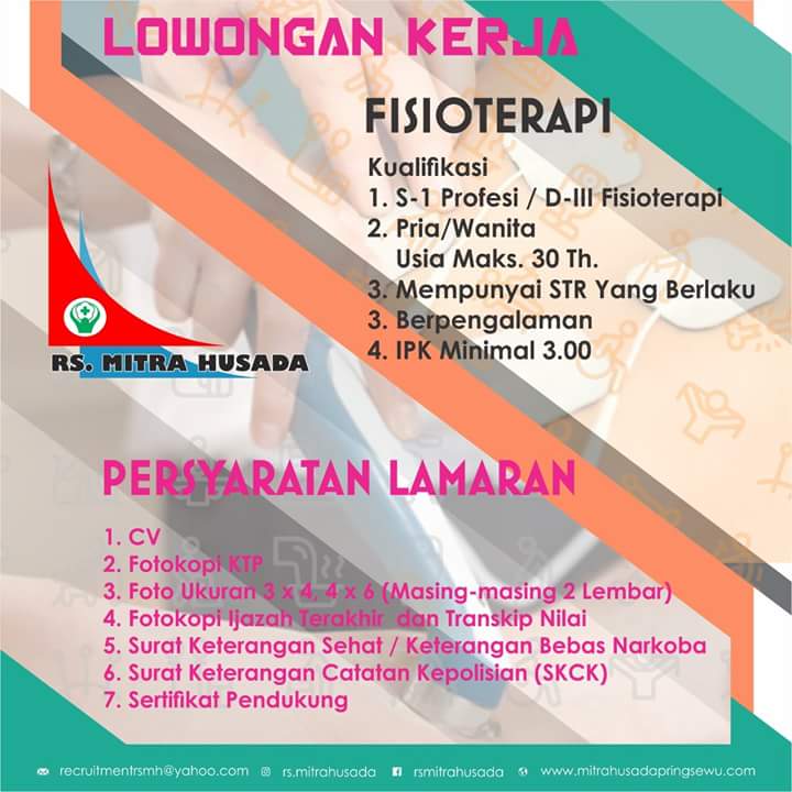 Lowongan Kerja Fisioterapi - Perumperindo.co.id