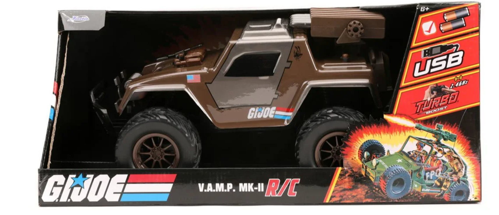 Hollywood Rides G.I. Joe VAMP MK-II Jeep Offroad 1:14 Scale Remote ...