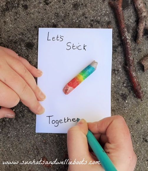 Sun Hats & Wellie Boots: Rainbow Friendship Sticks exploring Diversity ...