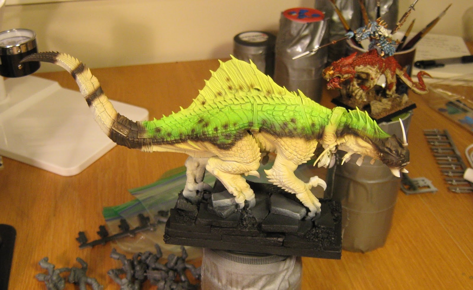 Kevin's Miniatures & Hobby Table: Troglodon...Step by Step