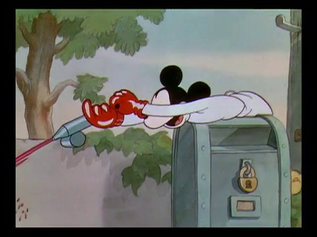 Cartoons of 1937: Mickey Mouse, Mad Scientist...The Worm Turns (003)
