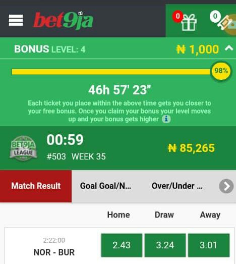 Bet9ja virtual cheat and correct scores, 100% sure.