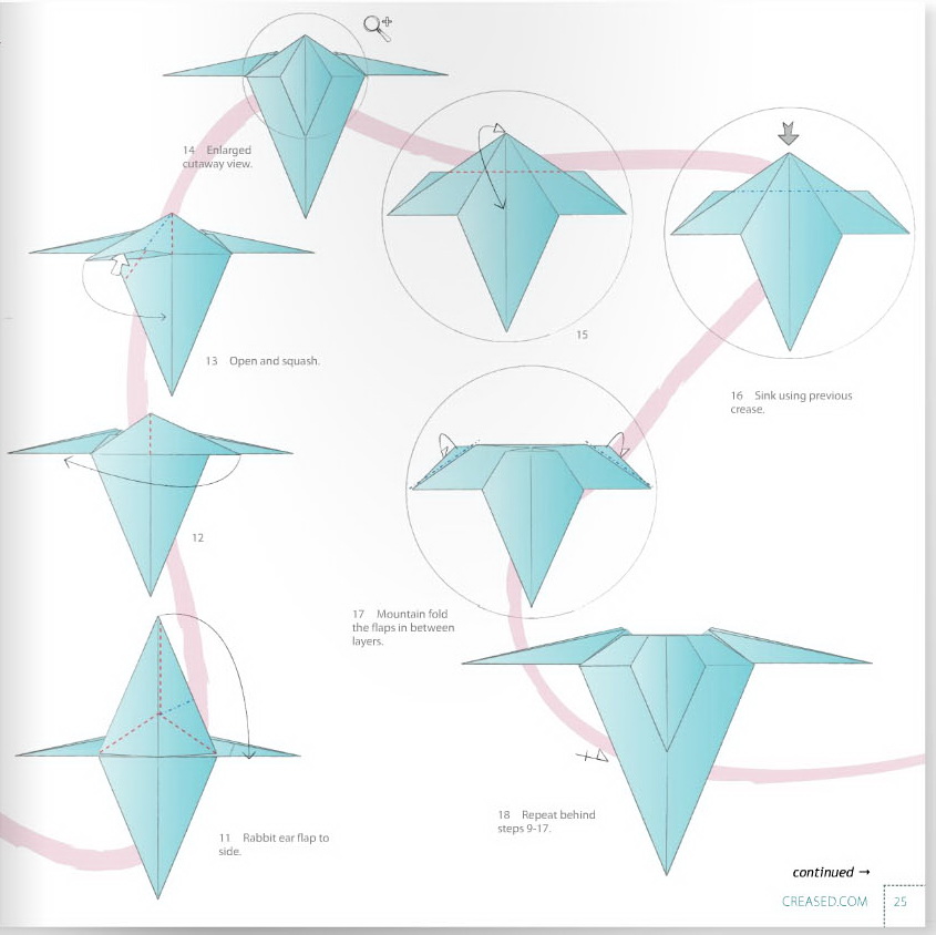 Origami Creased Magazine 3 - Ruby Book Origami