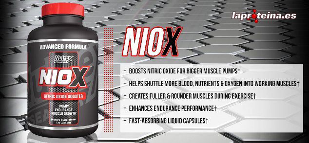 SUPLEMENTOS DEPORTIVOS: NIOX 120 CÁPSULAS