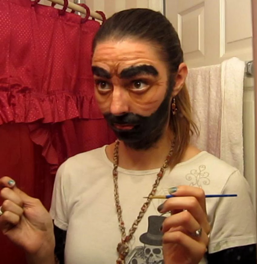 EasyMeWorld: Halloween Hobo Face Painting Tutorial