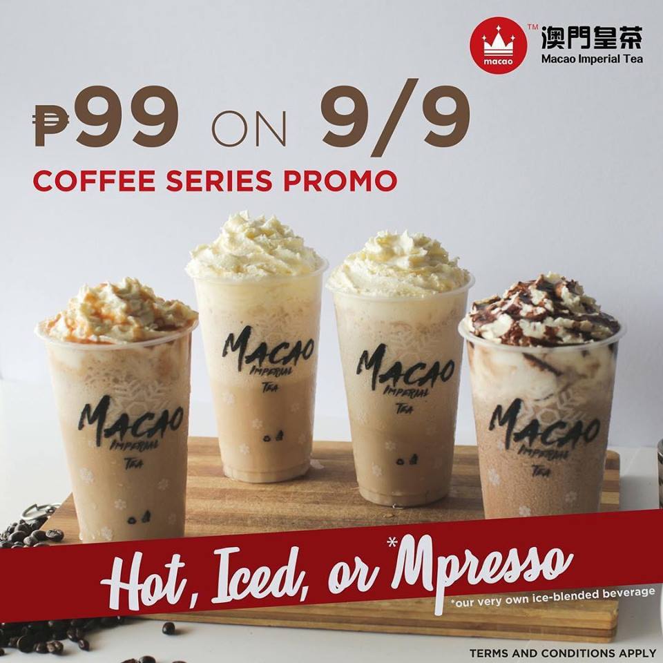 Manila Shopper: Macao Imperial Tea Coffee Series Promo: Sept 2018