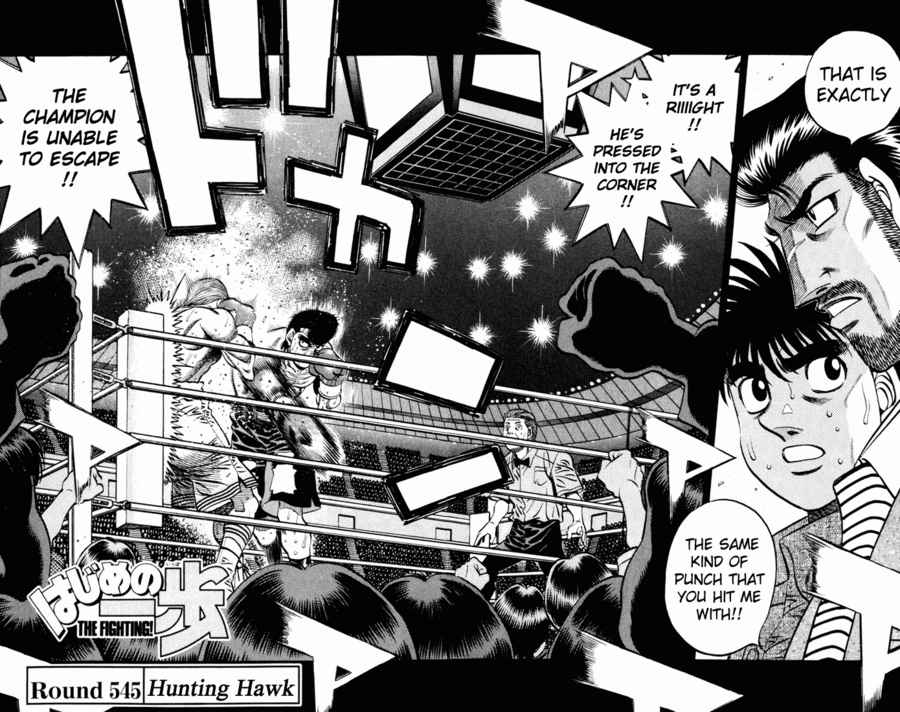Hajime No Ippo – Chapter 545 – Swooping Hawk - Hajime No Ippo Manga Online