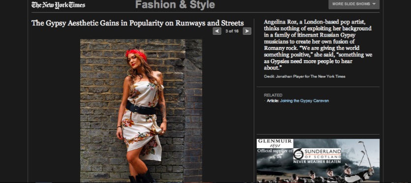 Our Gypsy Souls New York Times Goes Gypsy