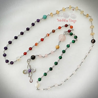 WireBliss's Wire Jewelry: Rosary | Cross