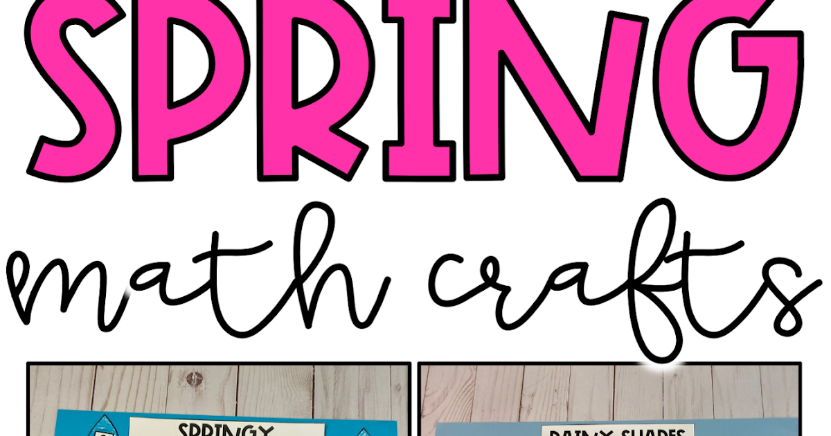 Spring Math Crafts | A Sunny Day in First Grade