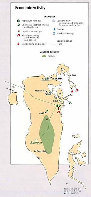 BAHRAIN - GEOGRAPHICAL MAPS OF BAHRAIN