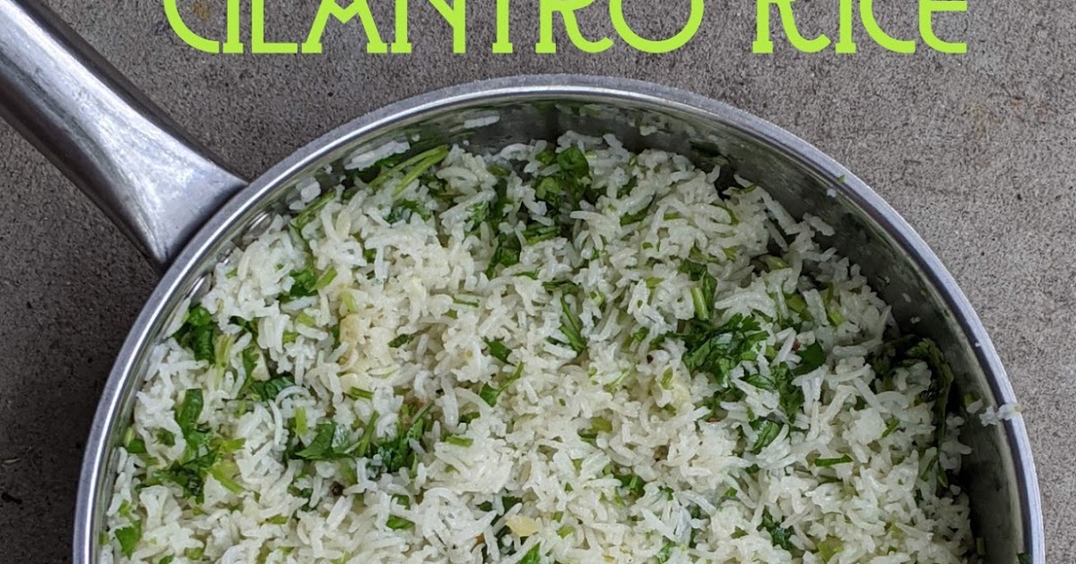 Mexican Lemon Cilantro Rice