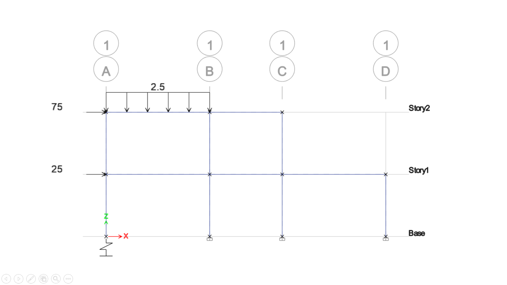 Video Tutorial for ETABS and 10 Examples of 2D Analysis with Exercise Files