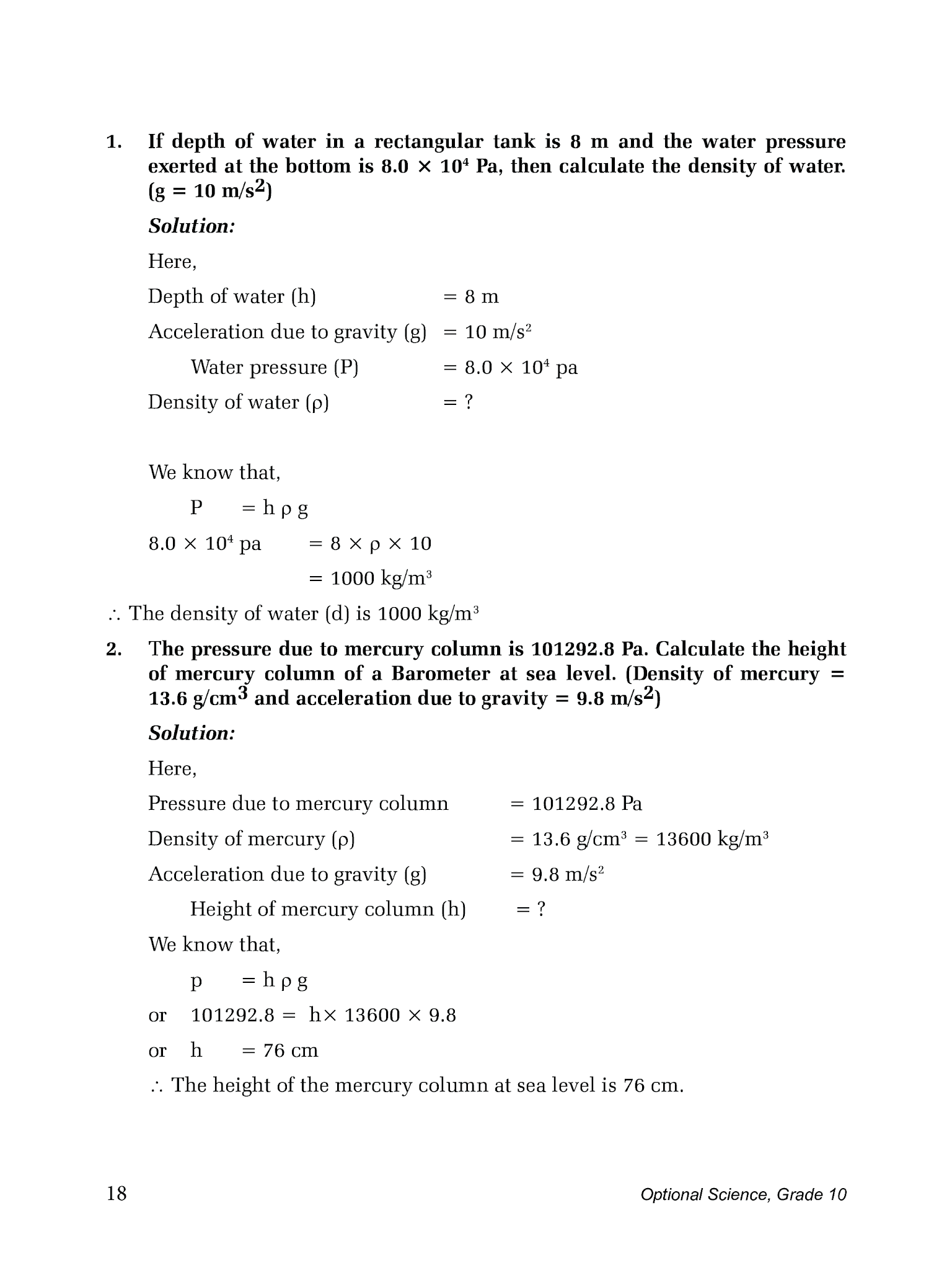 Optional-Science-Grade-10